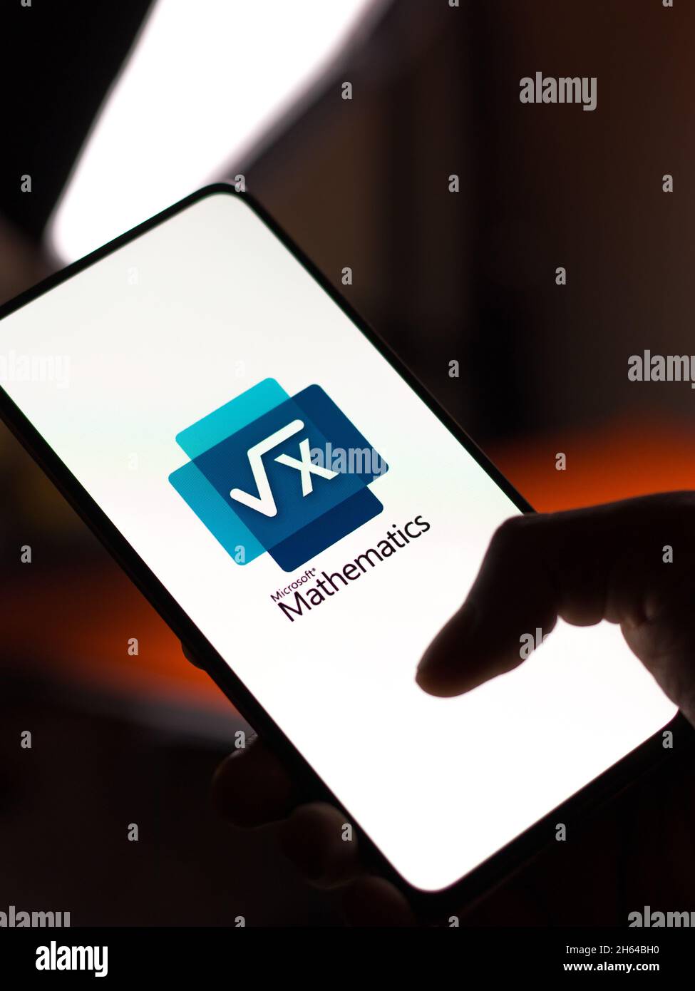 West Bangal, India - November 11, 2021 : Microsoft Math Solver logo on ...