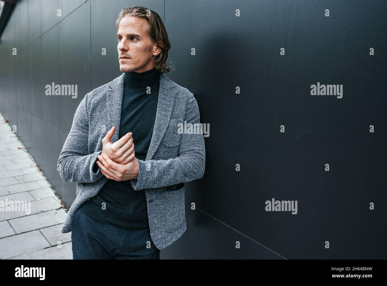 Attractive young man on street hi-res stock photography and images - Alamy