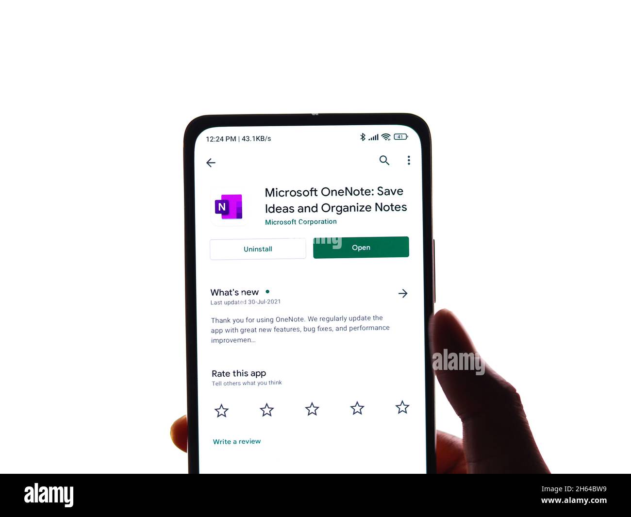 Onenote app Cut Out Stock Images & Pictures - Alamy