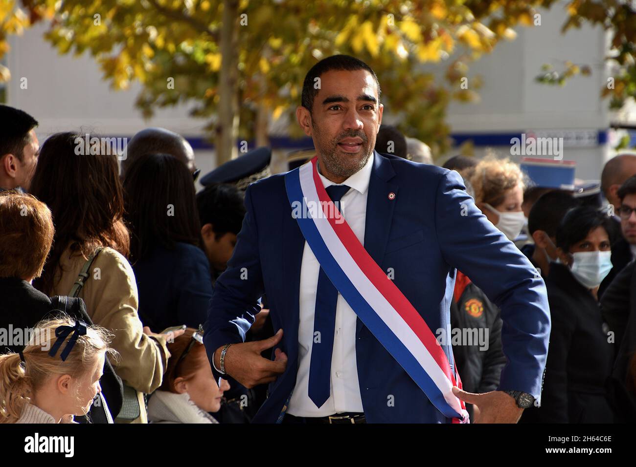 Marseille, France. 11th Nov, 2021. French deputy Saïd Ahamada seen ...