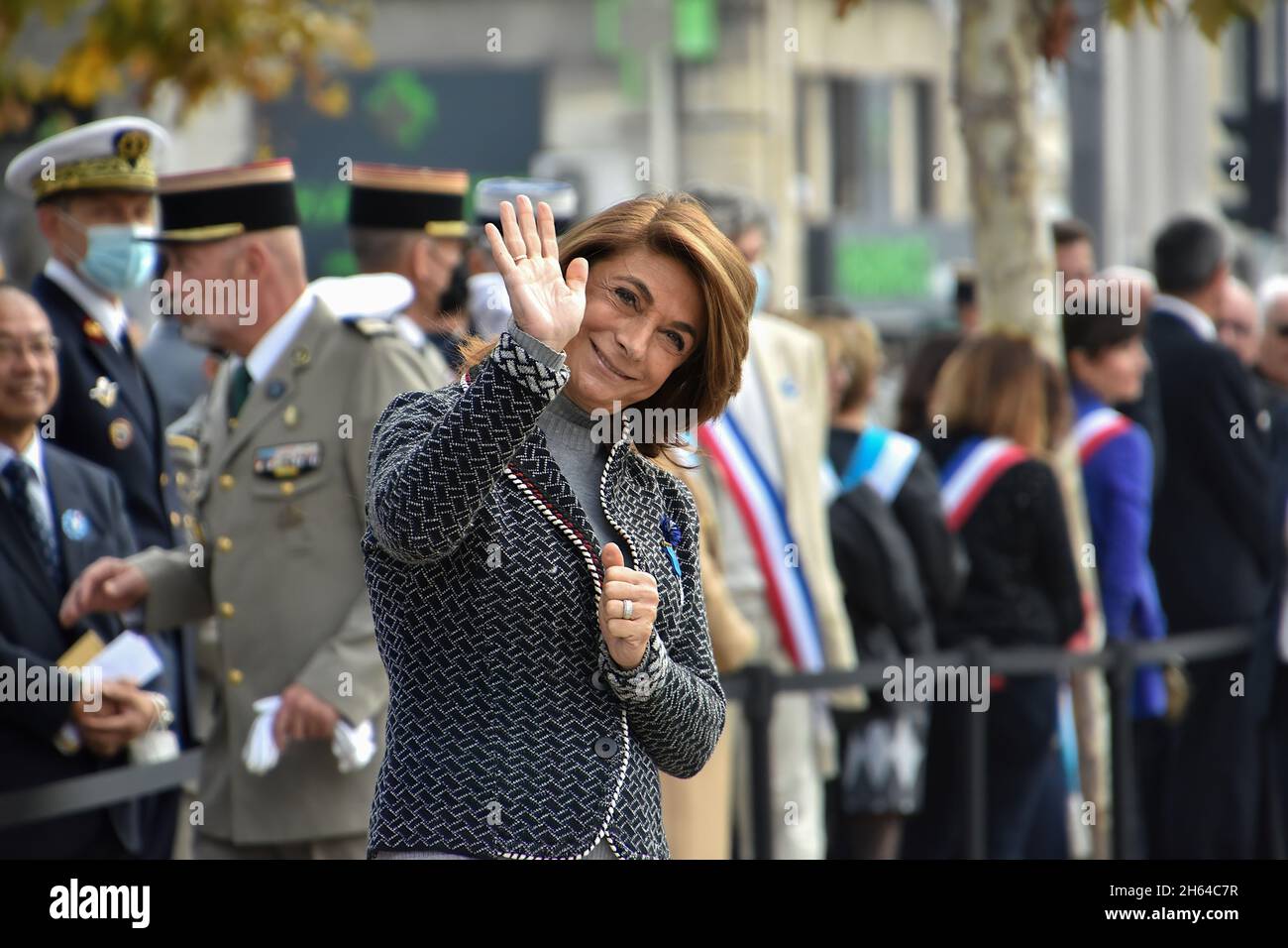 President of the Métropole d'Aix-Marseille-Provence Martine Vassal seen ...