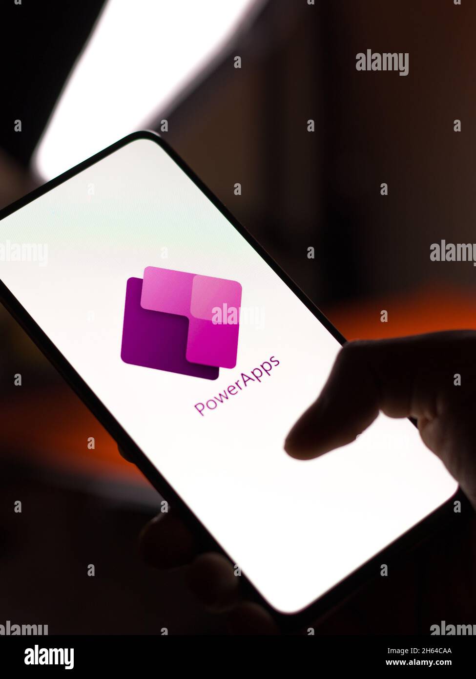 West Bangal, India - November 11, 2021 : Microsoft Power Apps logo on ...