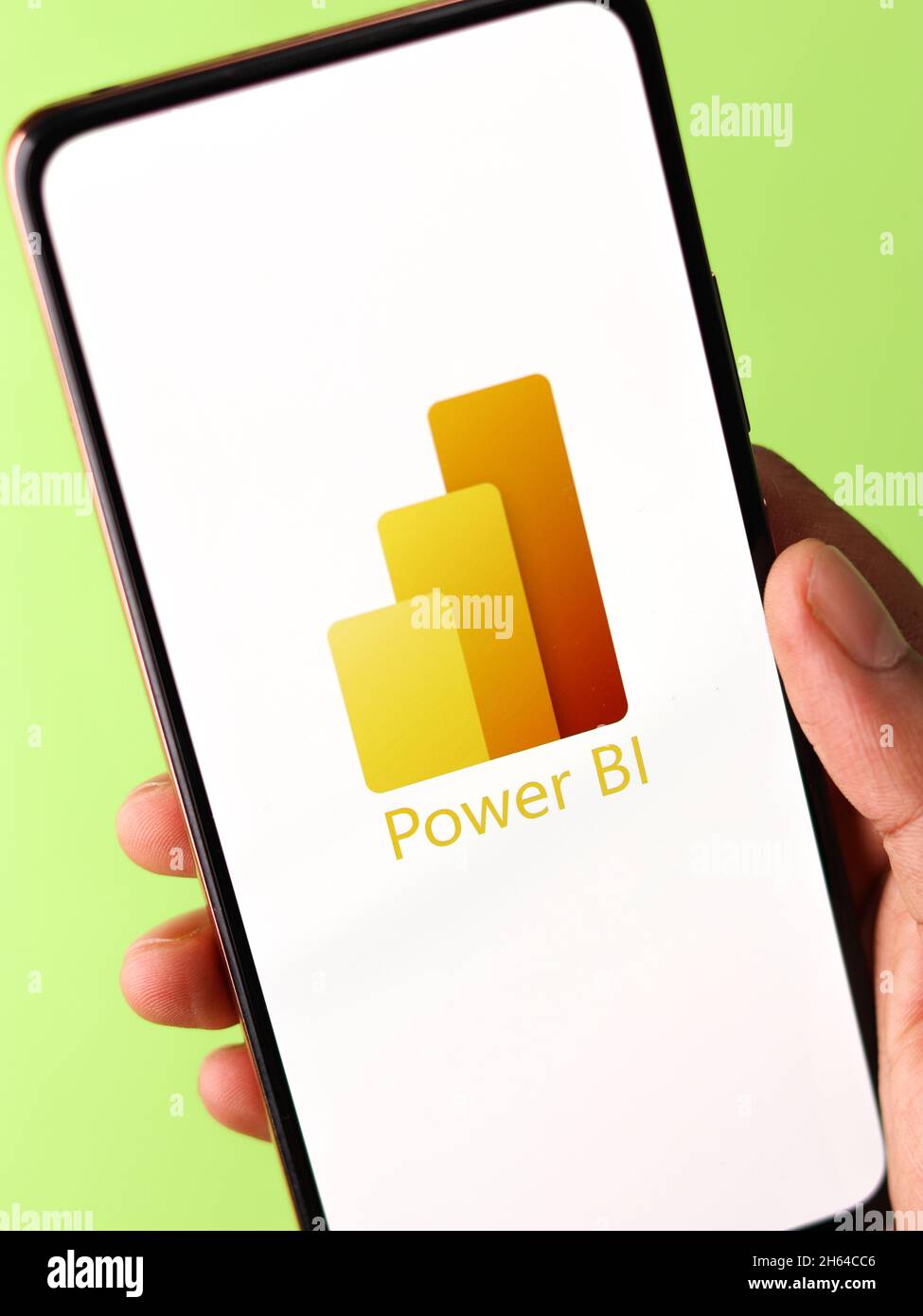 West Bangal, India - November 11, 2021 : Microsoft Power BI logo on ...