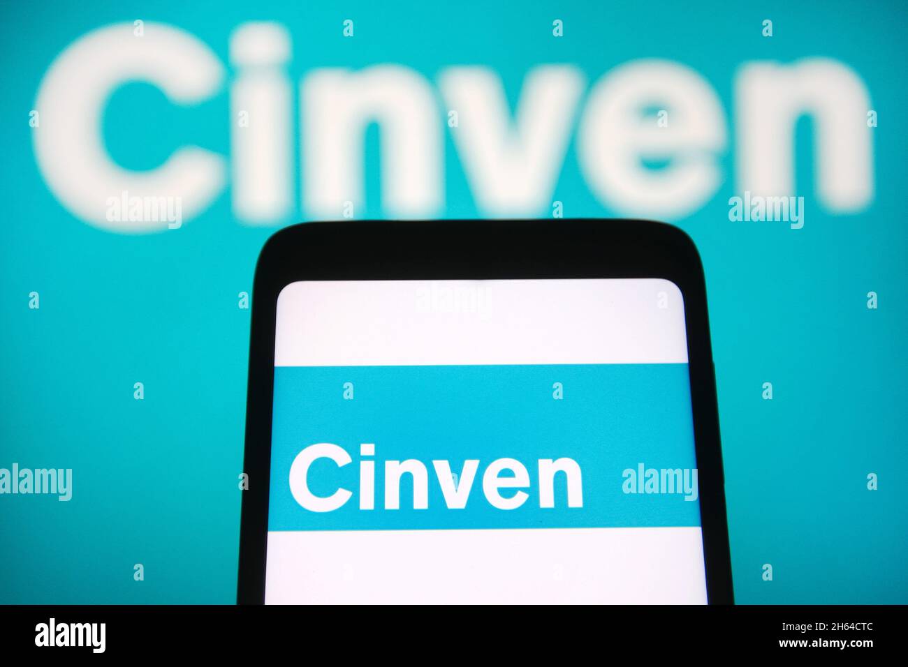 Ukraine. 12th Nov, 2021. In this photo illustration, Cinven Partners ...