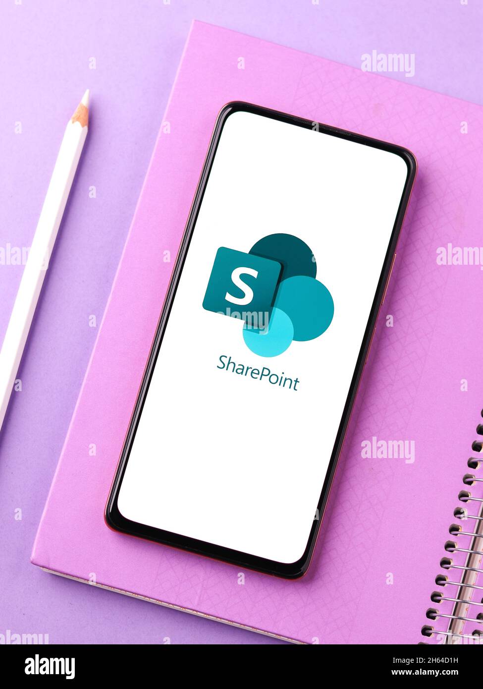 West Bangal, India - November 11, 2021 : Microsoft SharePoint logo on ...