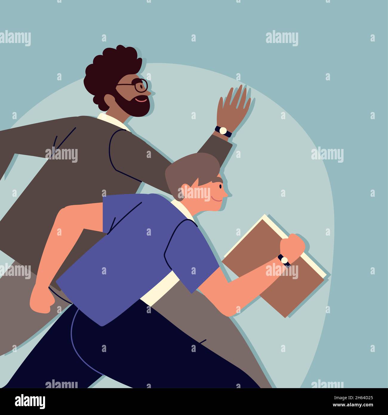 Male competitor running Stock Vector Images - Alamy