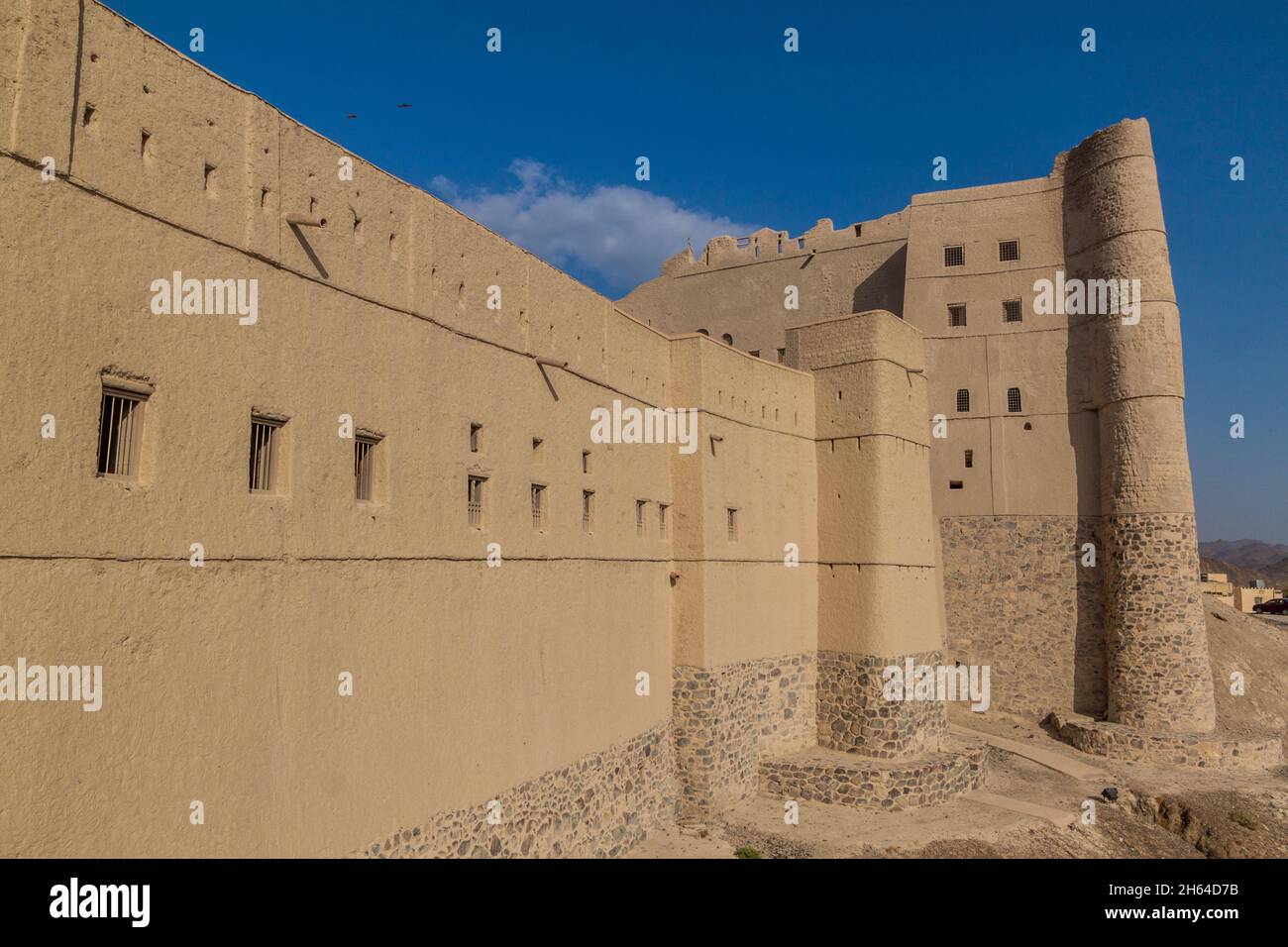 Walls of Bahla Fort, Oman Stock Photo - Alamy