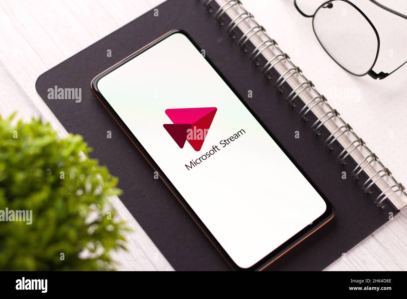 West Bangal, India - November 11, 2021 : Microsoft Stream logo on phone ...