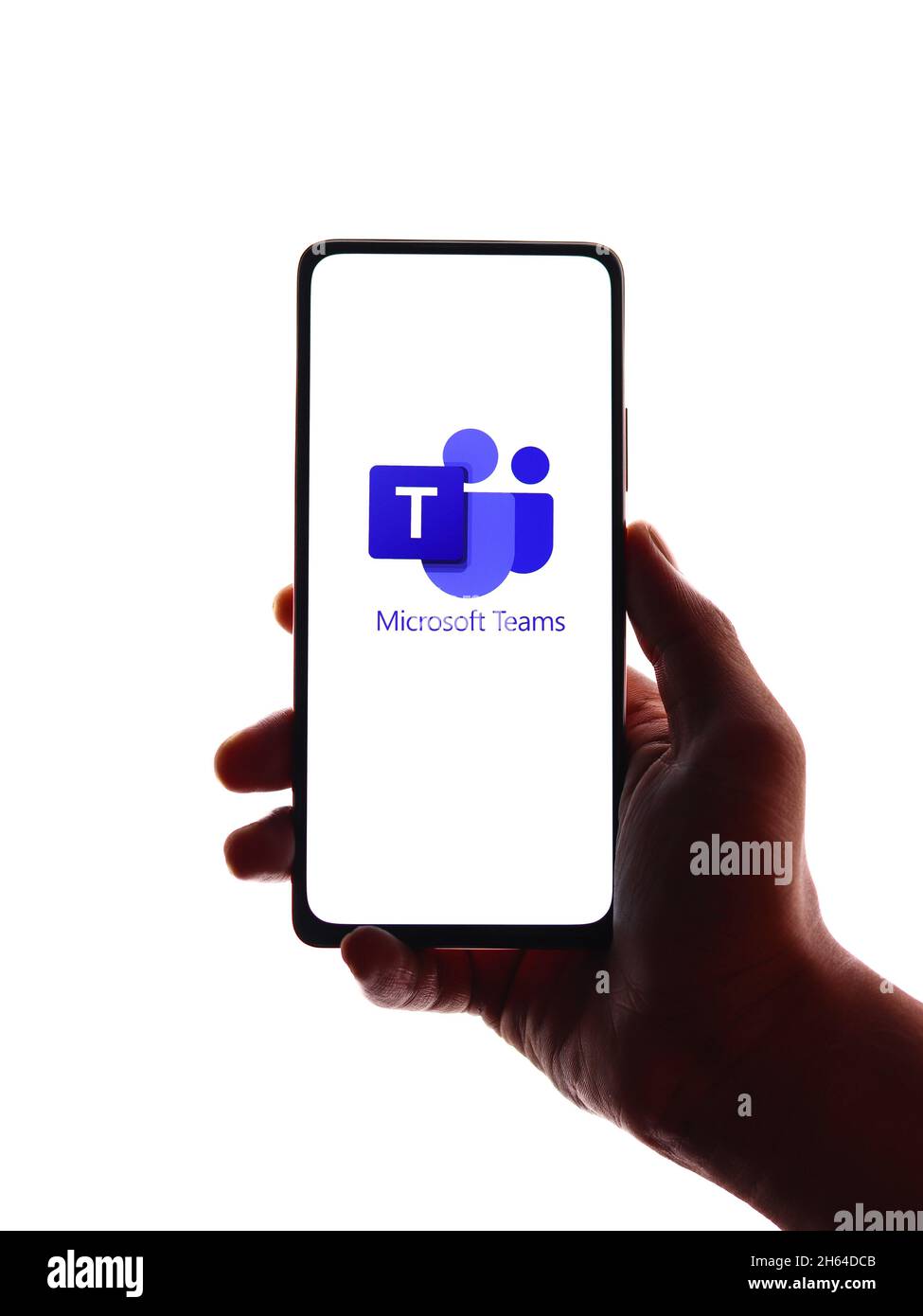 Microsoft teams app on the screen hi-res stock photography and images ...