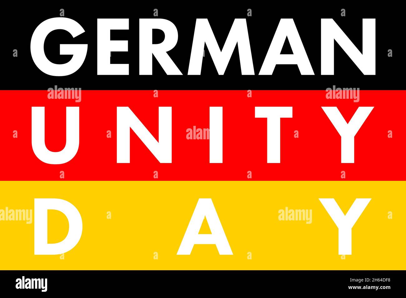 German Unity Day, 3 October. National Day of Germany. Flag, background ...
