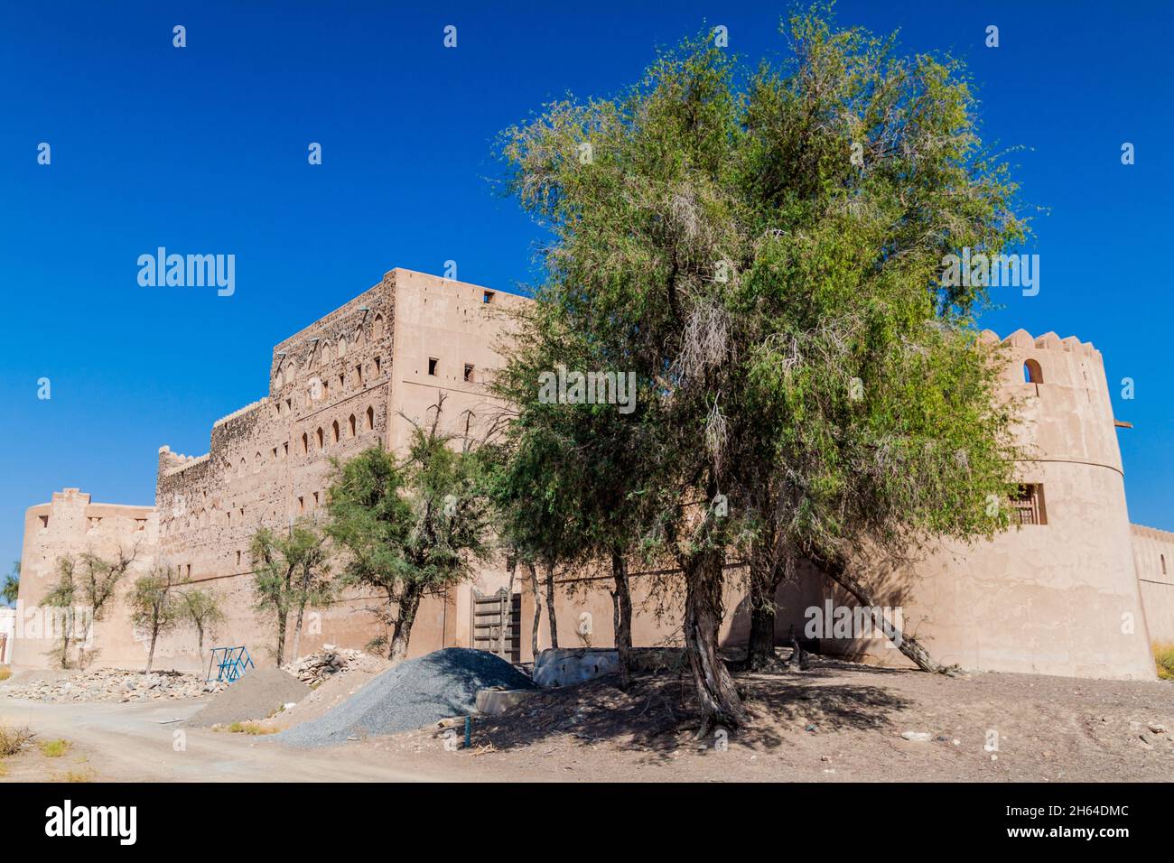 View of Jabrin Castle, Oman Stock Photo - Alamy