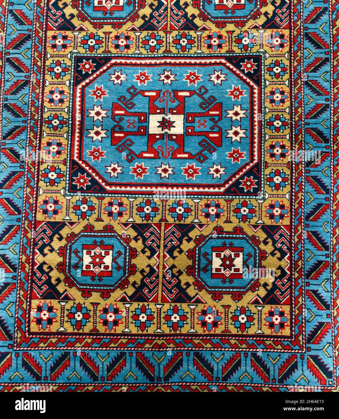 An ancient Armenian carpet texture pattern Stock Photo - Alamy