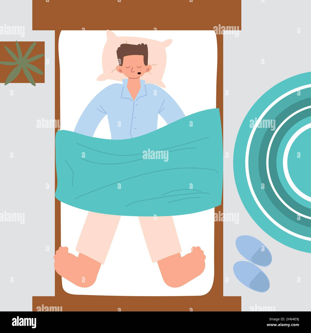 Rest peacefully Stock Vector Images - Alamy