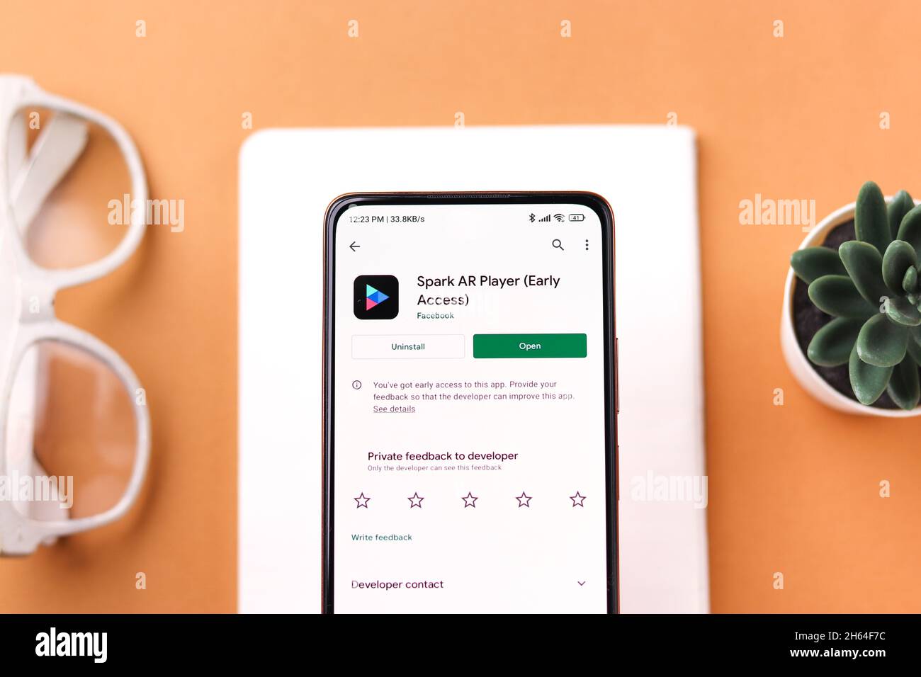 West Bangal, India - November 11, 2021 : Spark AR Studio logo on phone ...