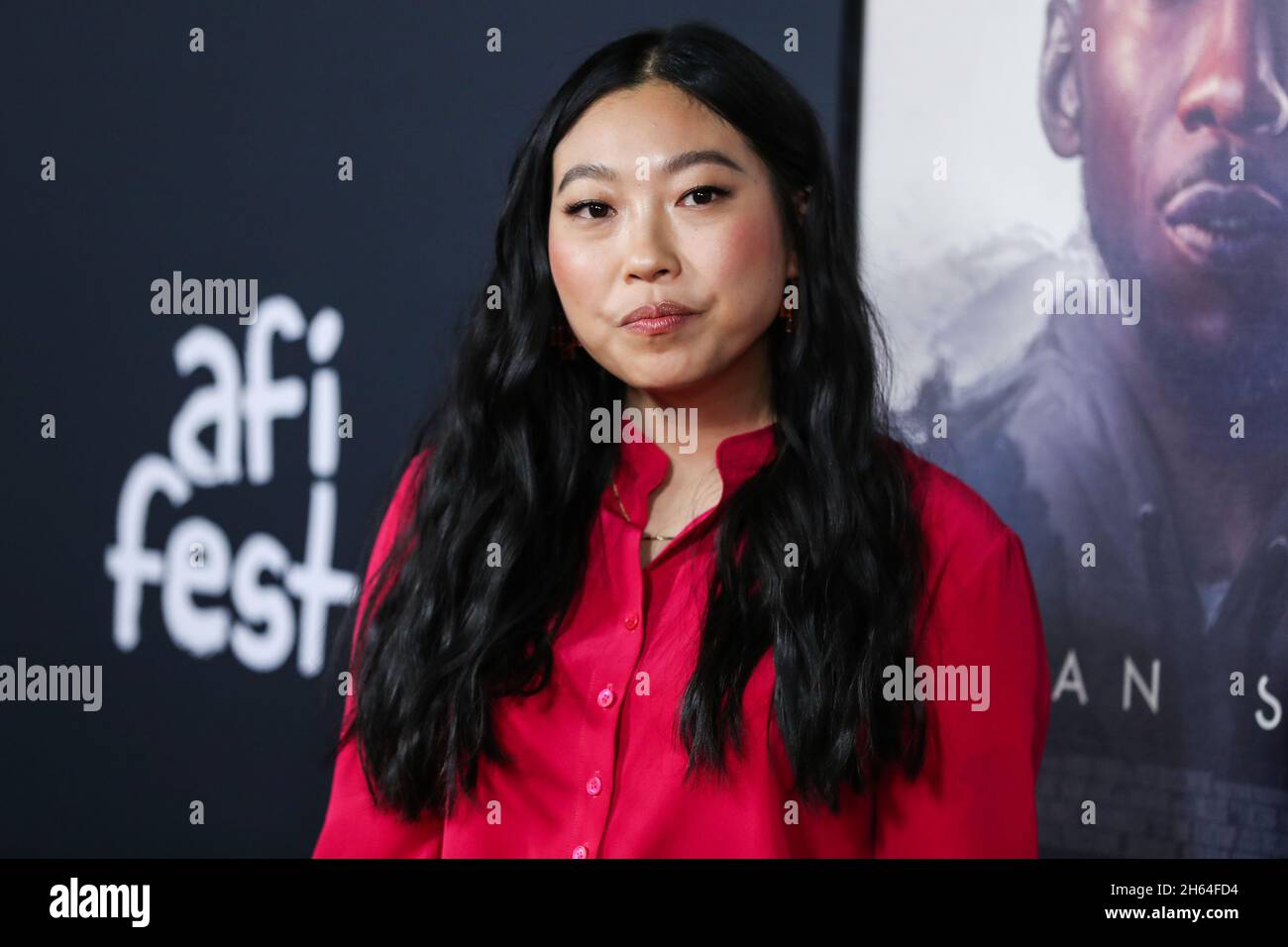 HOLLYWOOD, LOS ANGELES, CALIFORNIA, USA - NOVEMBER 12: Actress Awkwafina (Nora Lum) arrives at ...
