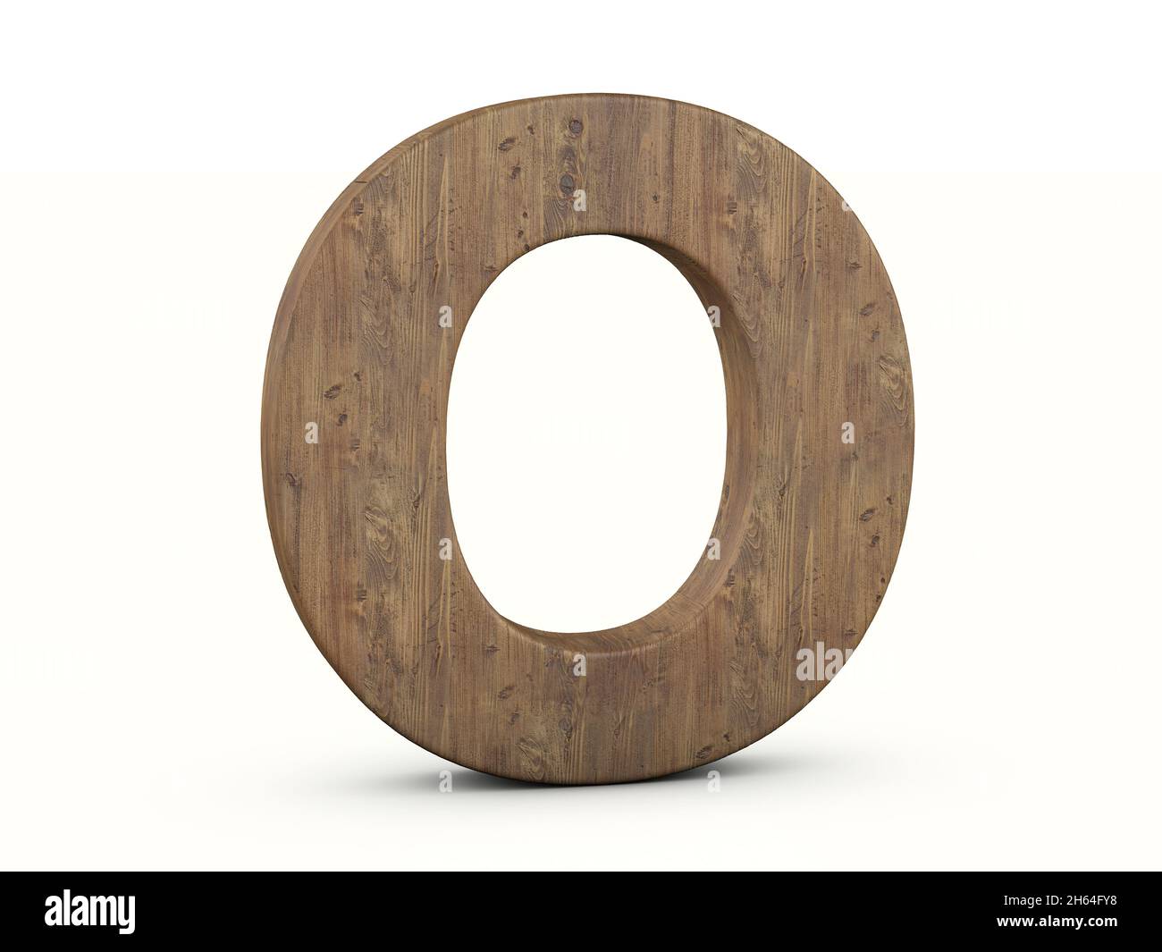Wood letter O on a white background. 3d illustration Stock Photo - Alamy