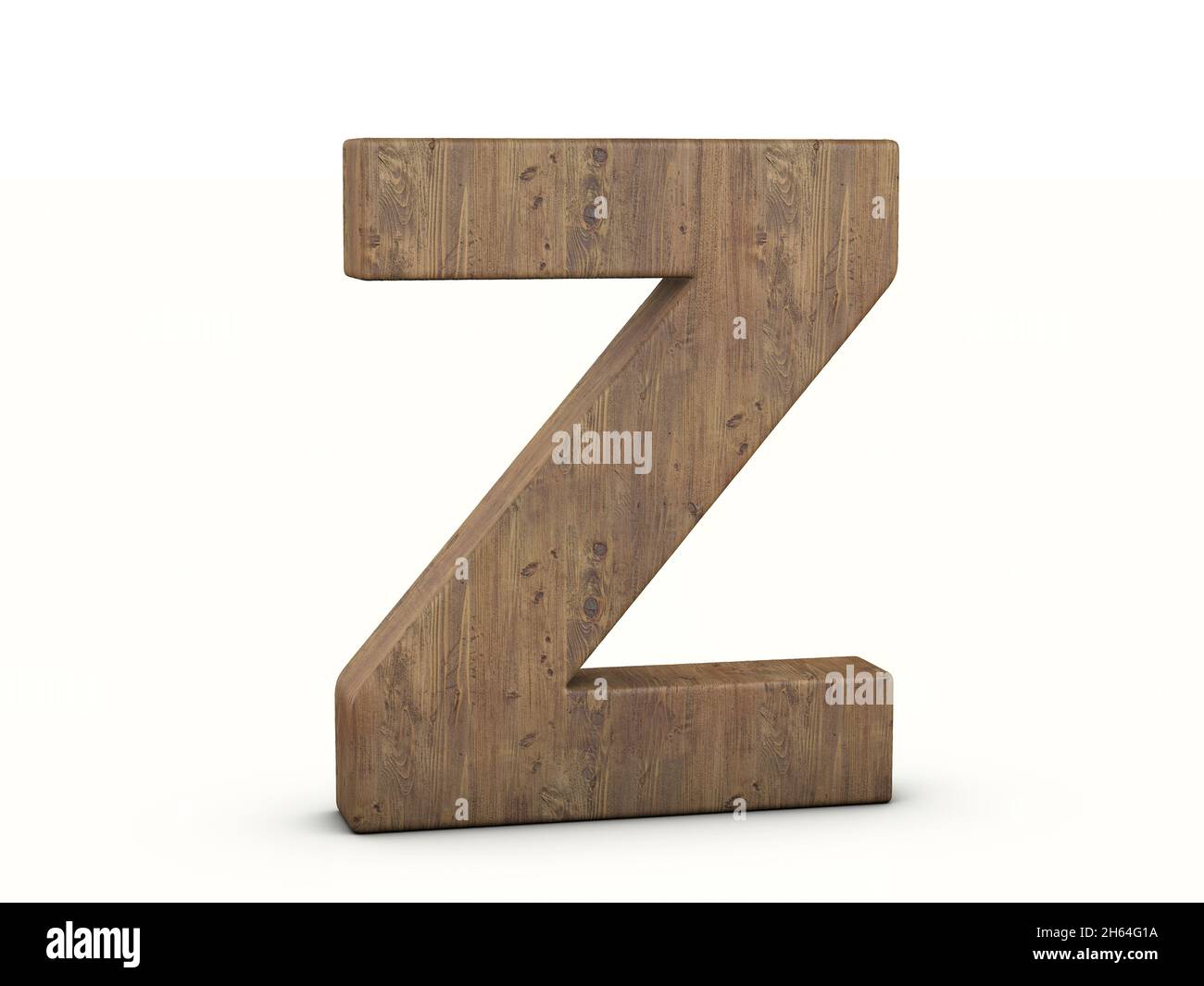 Wood letter Z on a white background. 3d illustration Stock Photo - Alamy