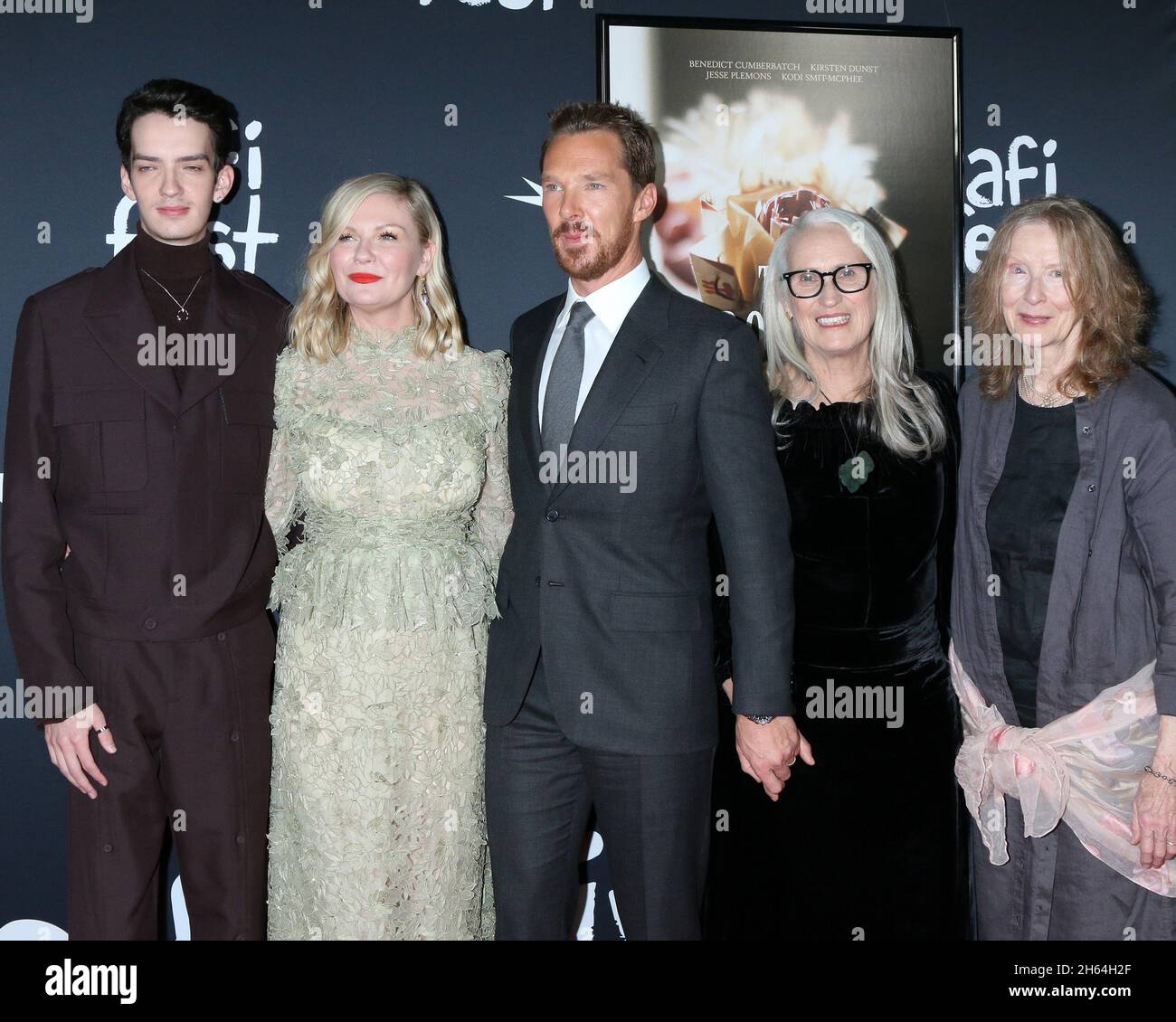 LOS ANGELES - NOV 11: Kodi Smit-McPhee, Kirsten Dunst, Benedict ...