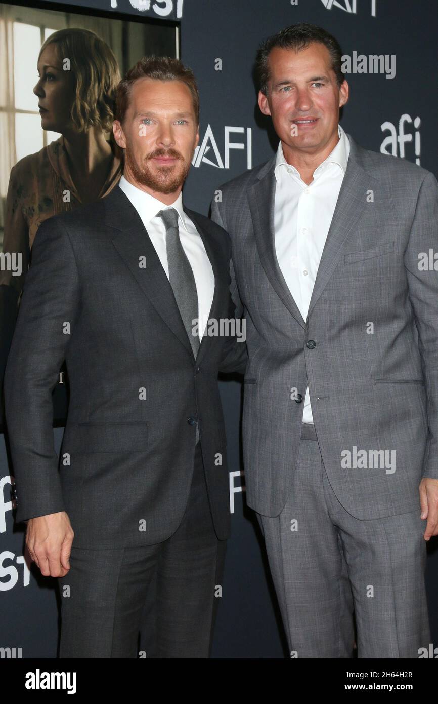 LOS ANGELES - NOV 11: Benedict Cumberbatch, Scott Stuber at the AFI ...