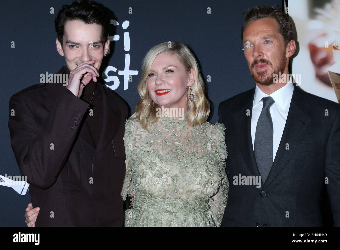 LOS ANGELES - NOV 11: Kodi Smit-McPhee, Kirsten Dunst, Benedict ...