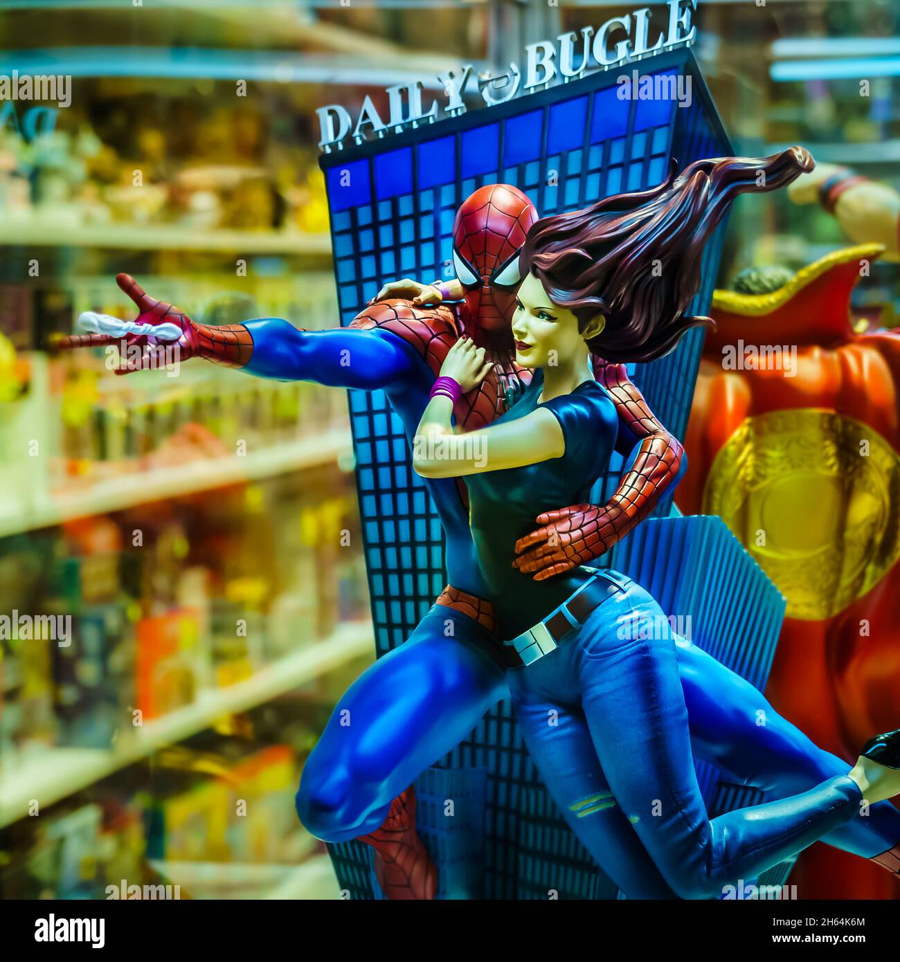 Spiderman cartoon hi-res stock photography and images - Alamy