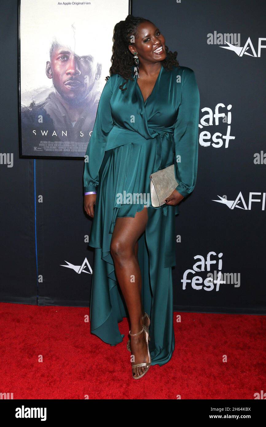 Los Angeles, USA. 12th Nov, 2021. Kamilah Gibson at arrivals for SWAN ...