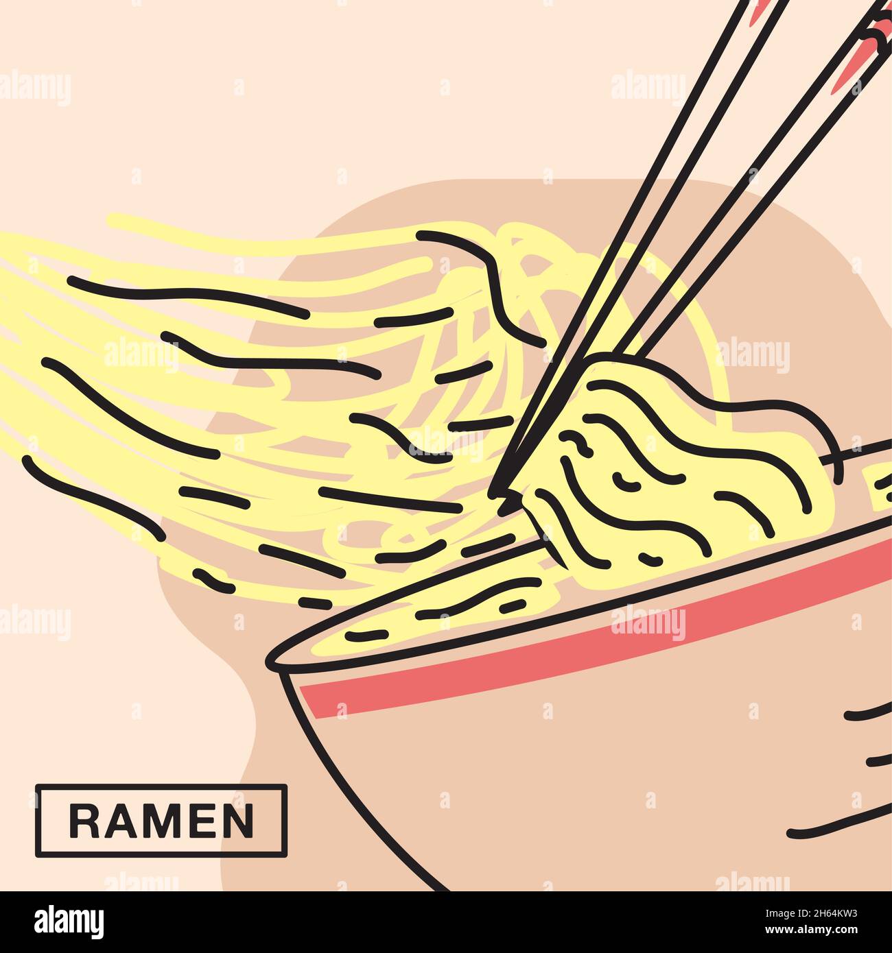 ramen restaurant menu Stock Vector Image & Art - Alamy