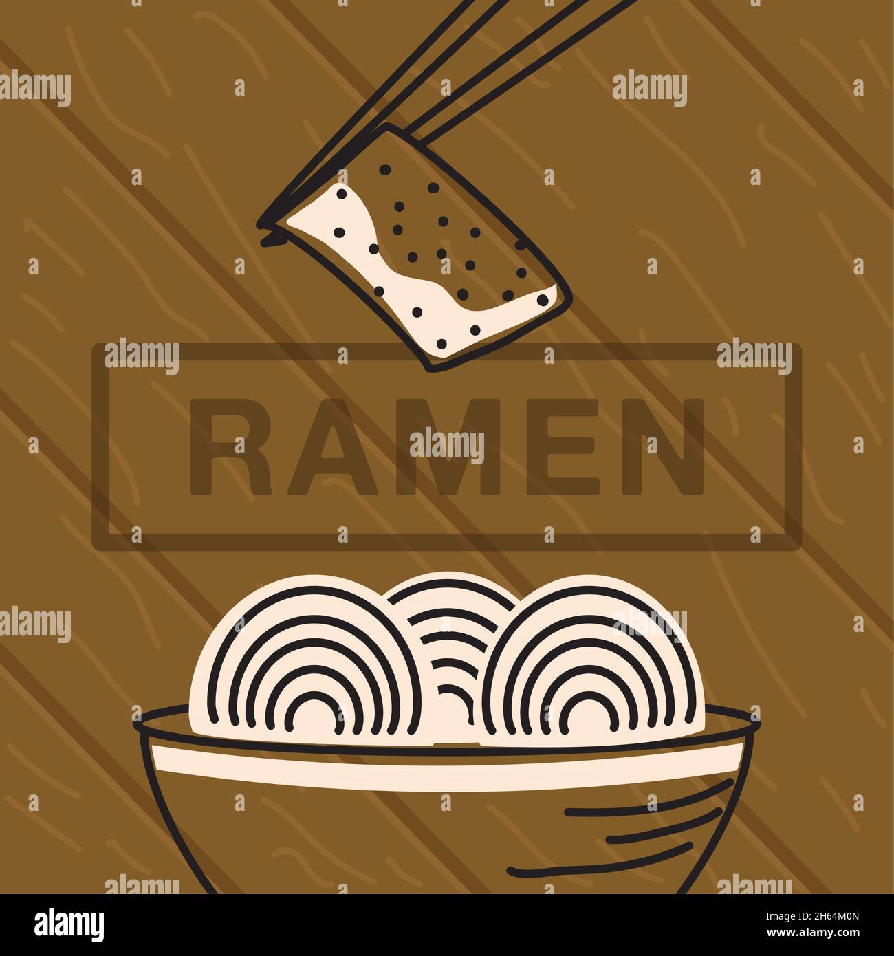 fresh ramen japanese Stock Vector Image & Art - Alamy
