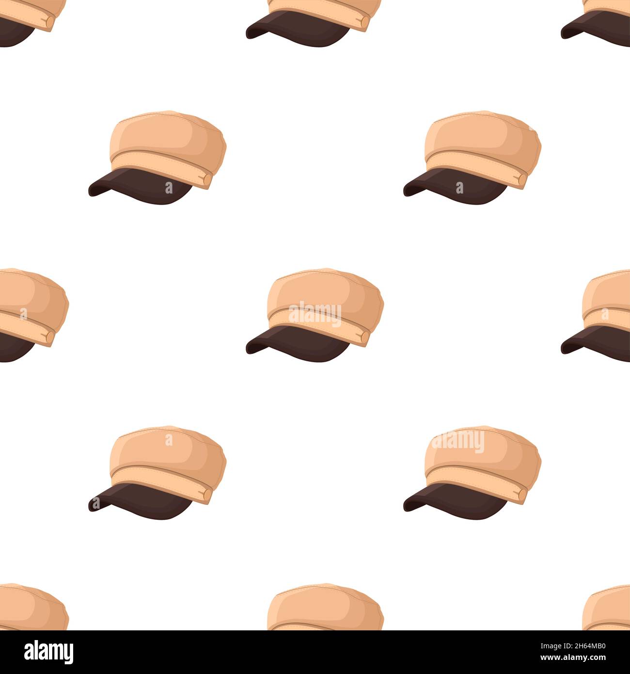 Illustration on theme colored pattern hats visor, beautiful caps in ...