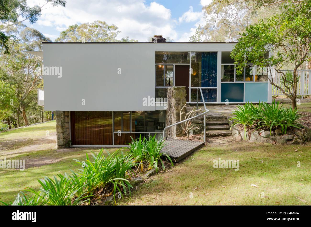 The modernist, Rose Seidler House in Wahroonga, Sydney, Australia was ...