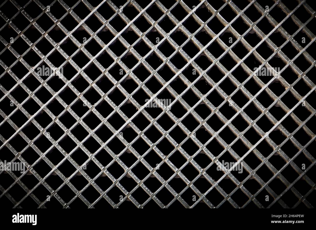 Iron ventilation grid lattice texture background. Silver gray metal ...