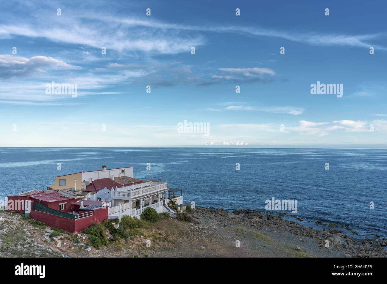 Building on the shoreline during the daytime Stock Photo - Alamy