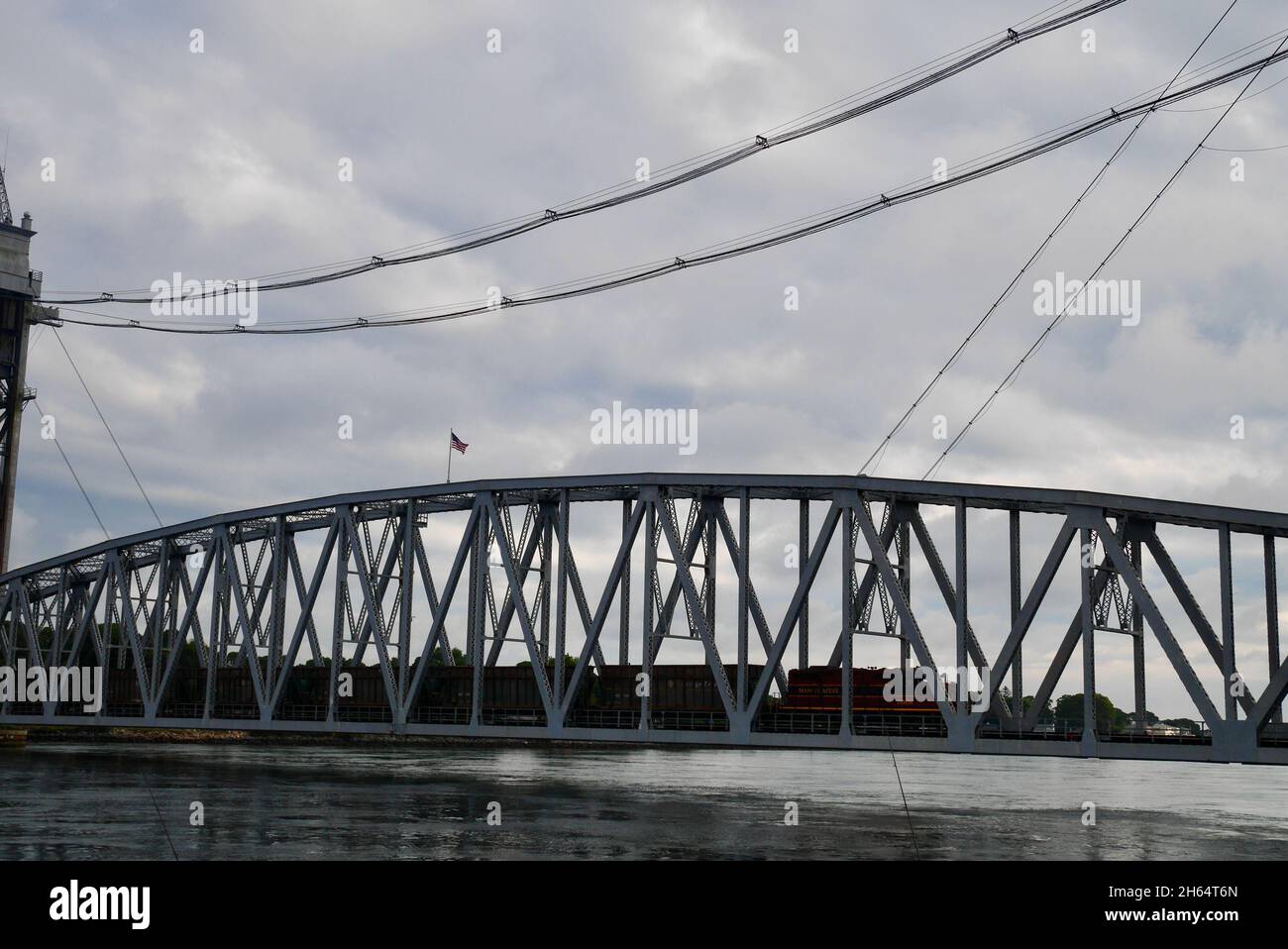 Cape cod railroad bridge hi-res stock photography and images - Alamy