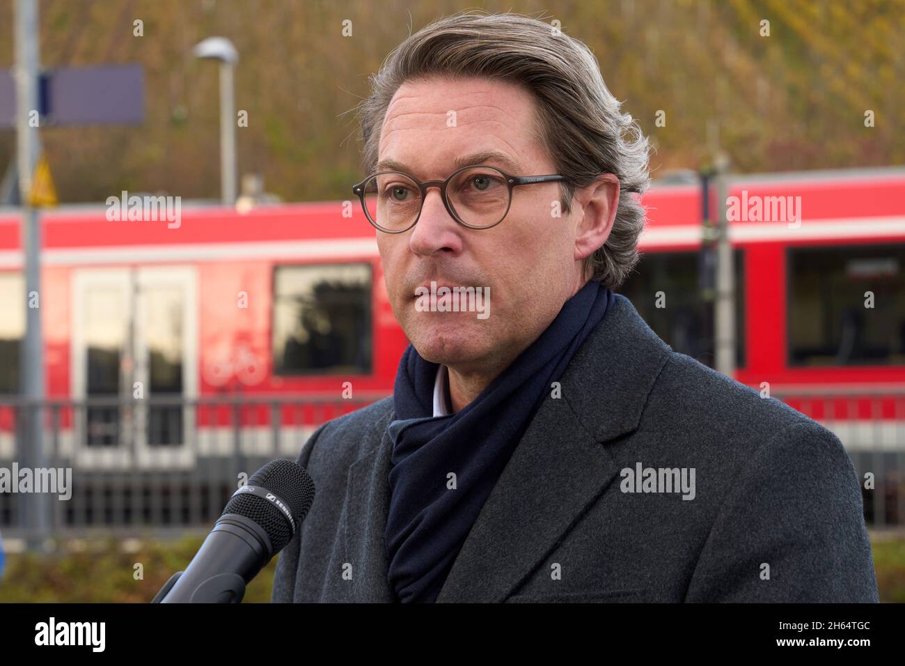 Ahrweiler, Germany. 08th Nov, 2021. Federal Minister of Transport ...
