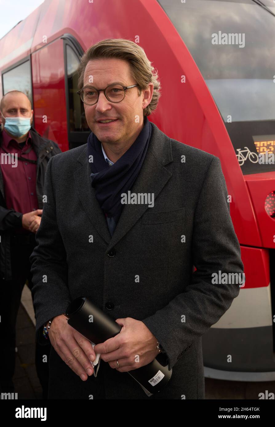 Ahrweiler, Germany. 08th Nov, 2021. Federal Minister of Transport ...