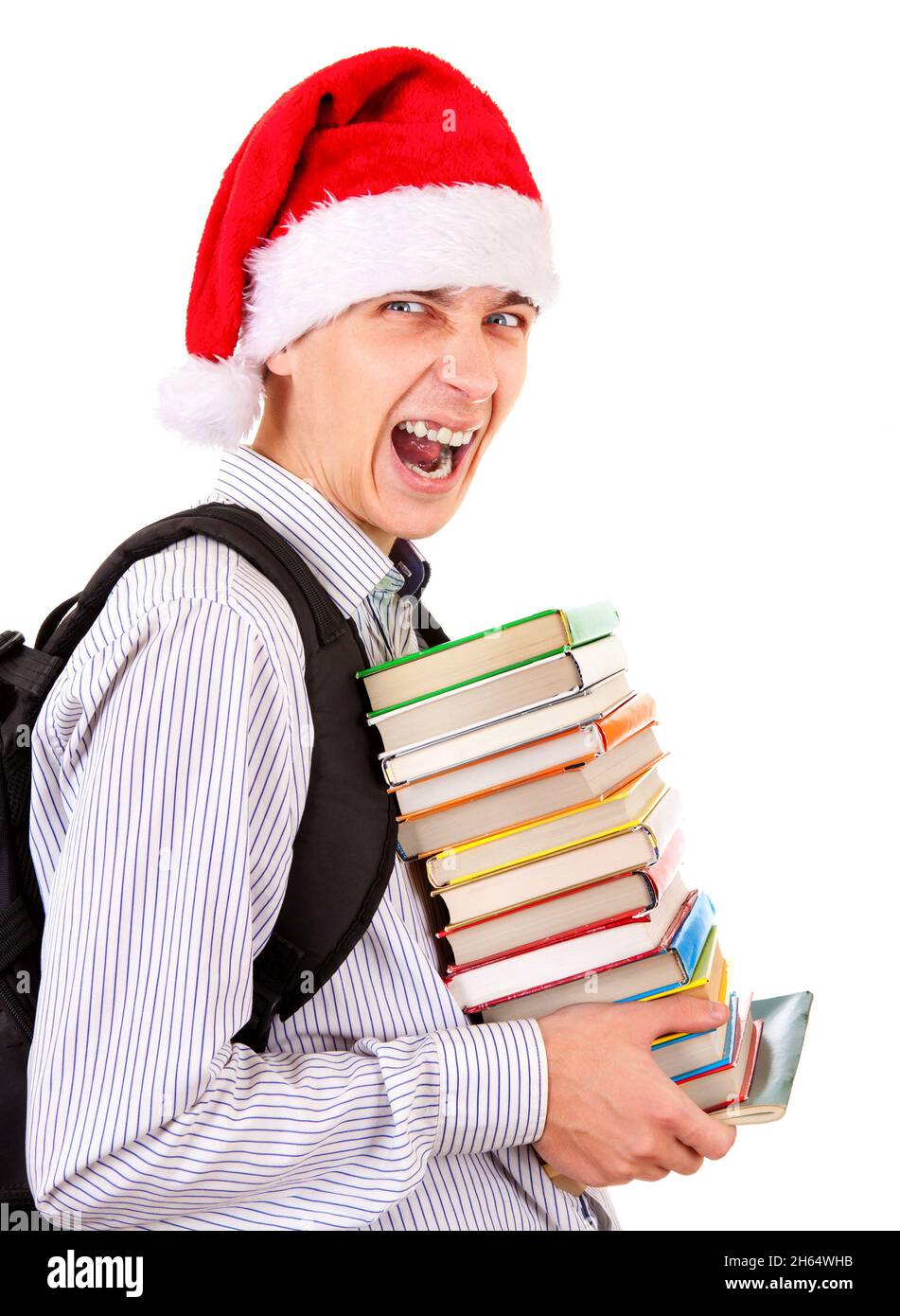 Happy student in santa hi-res stock photography and images - Alamy