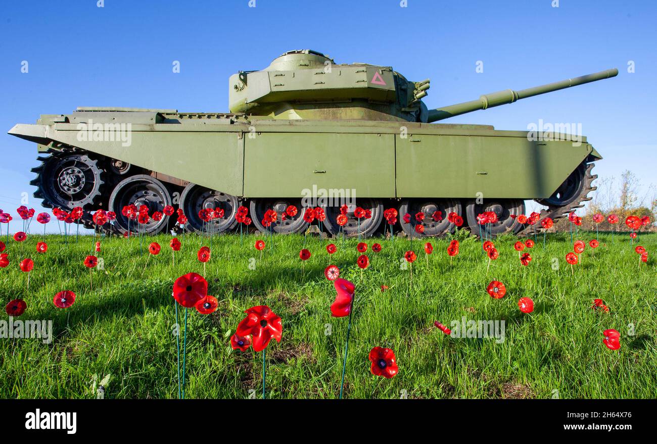 Lancashire roundabout tank hi-res stock photography and images - Alamy