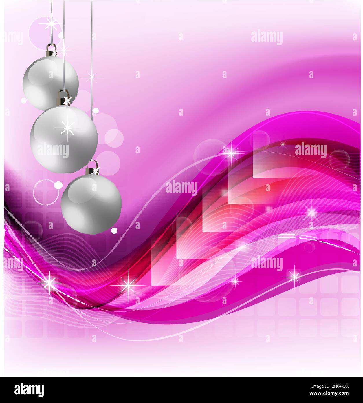 Illustration of a creative christmas background with abstract elements ...