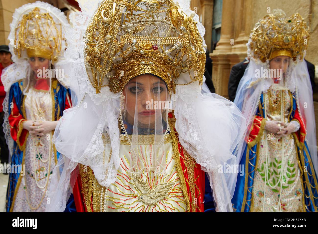 Italy, Sicily, Marsala, Holy Thursday, procession of Mistery ...