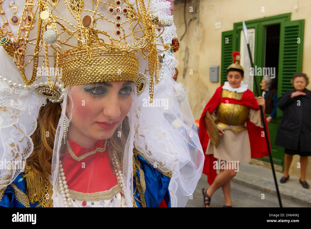 Italy, Sicily, Marsala, Holy Thursday, procession of Mistery ...