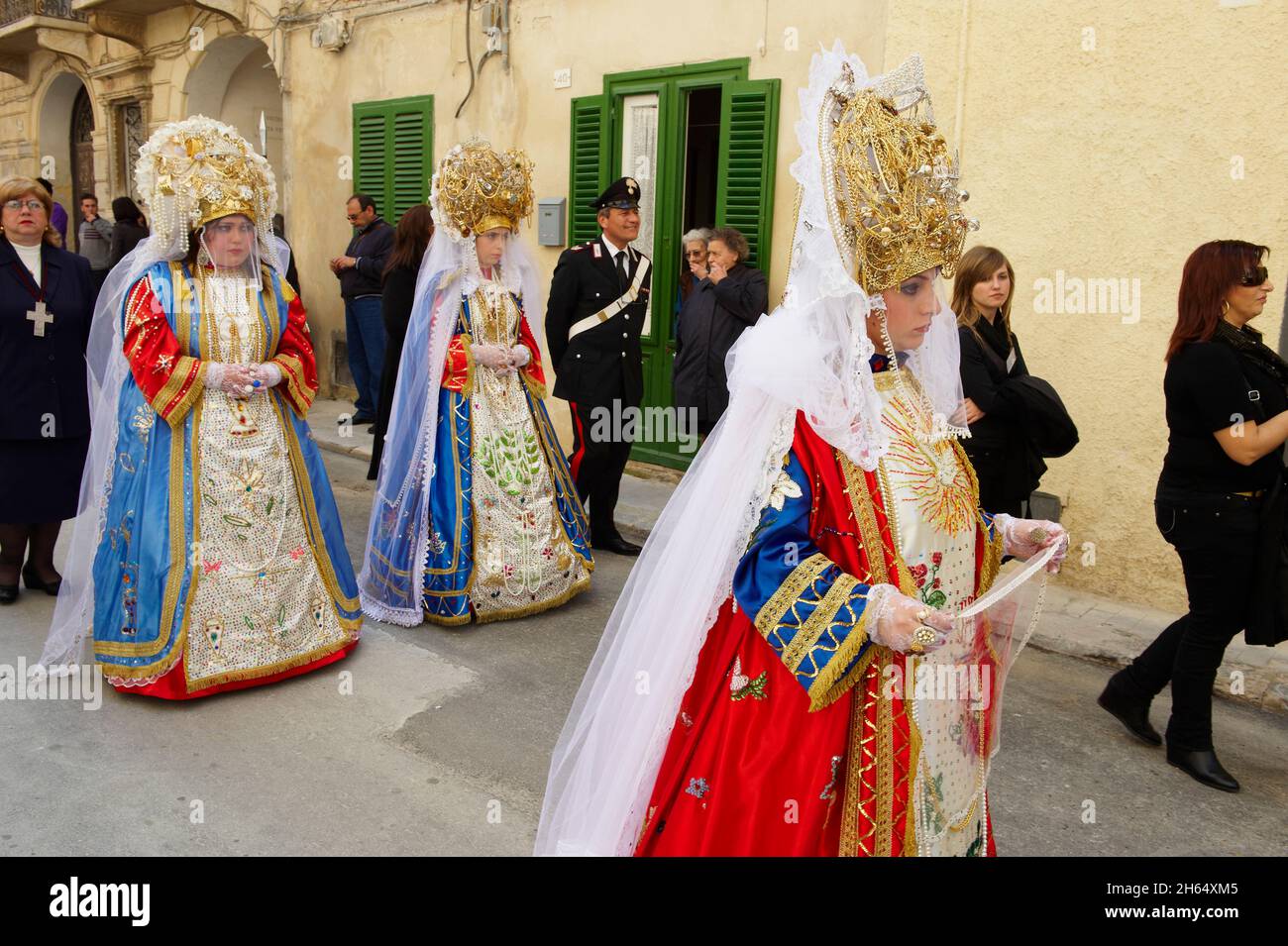 Italy, Sicily, Marsala, Holy Thursday, procession of Mistery ...