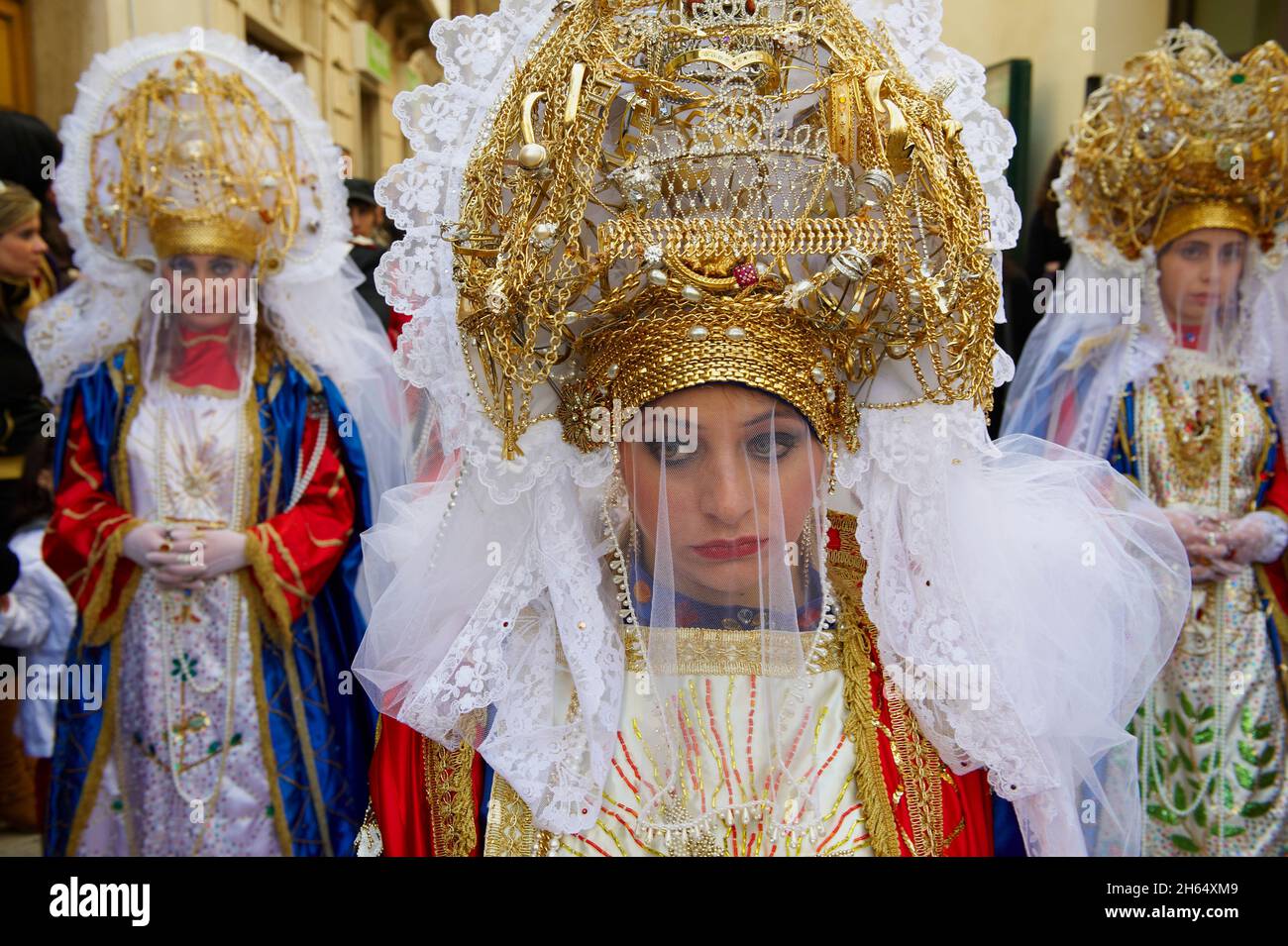Italy, Sicily, Marsala, Holy Thursday, procession of Mistery ...