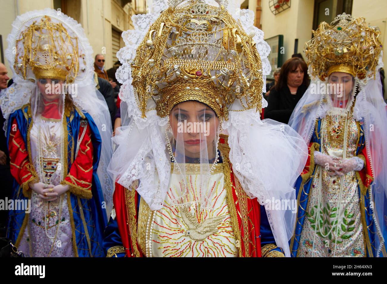 Italy, Sicily, Marsala, Holy Thursday, procession of Mistery ...