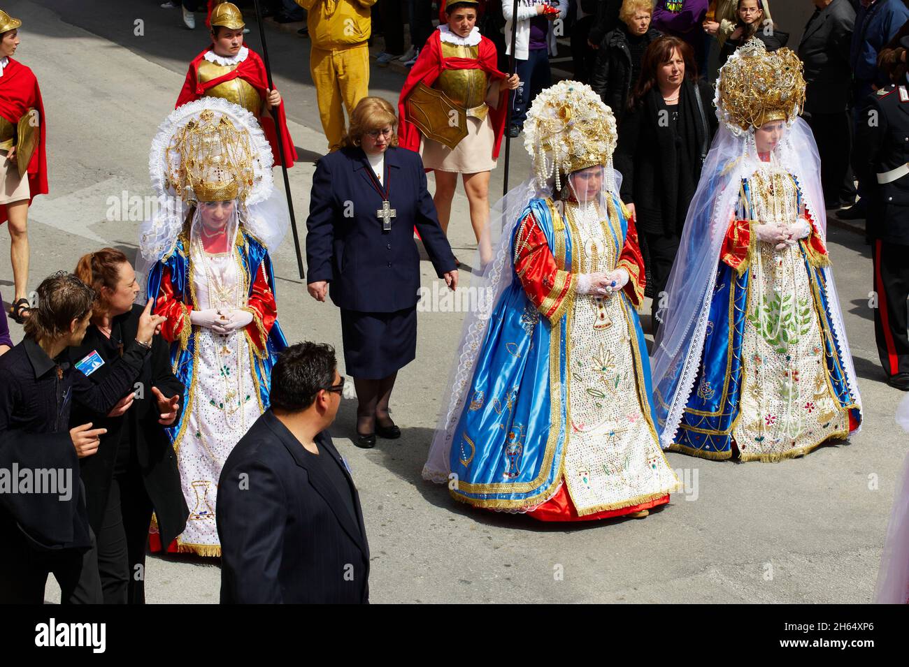 Italy, Sicily, Marsala, Holy Thursday, procession of Mistery ...