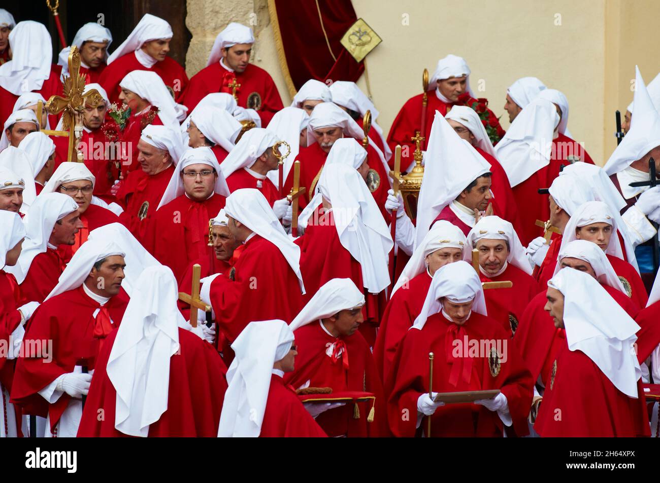 Italy, Sicily, Enna, Procession of Good Friday Stock Photo - Alamy