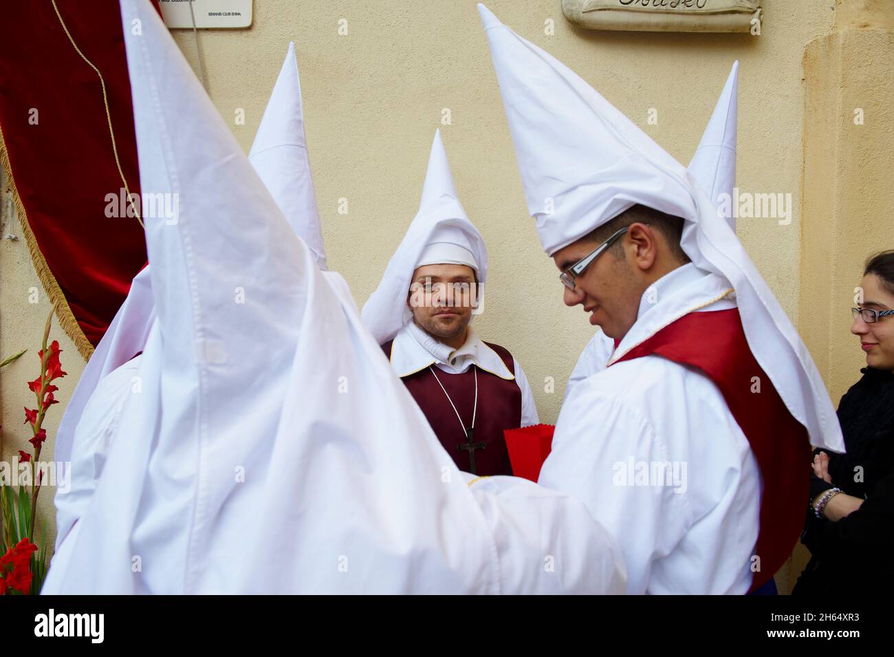 Italy, Sicily, Enna, Procession of Good Friday Stock Photo - Alamy