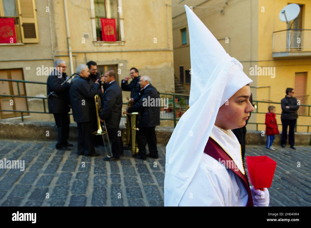 Italy, Sicily, Enna, Procession of Good Friday Stock Photo - Alamy