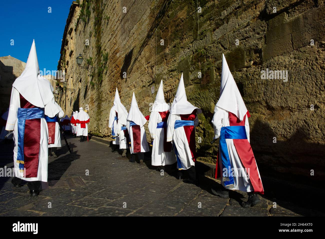 Italy, Sicily, Enna, Procession of Good Friday Stock Photo - Alamy
