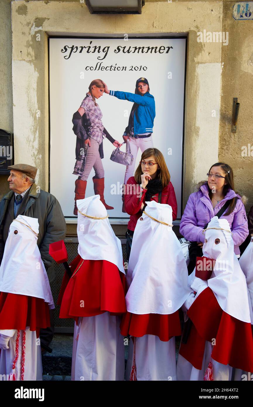 Italy, Sicily, Enna, Procession of Good Friday Stock Photo - Alamy