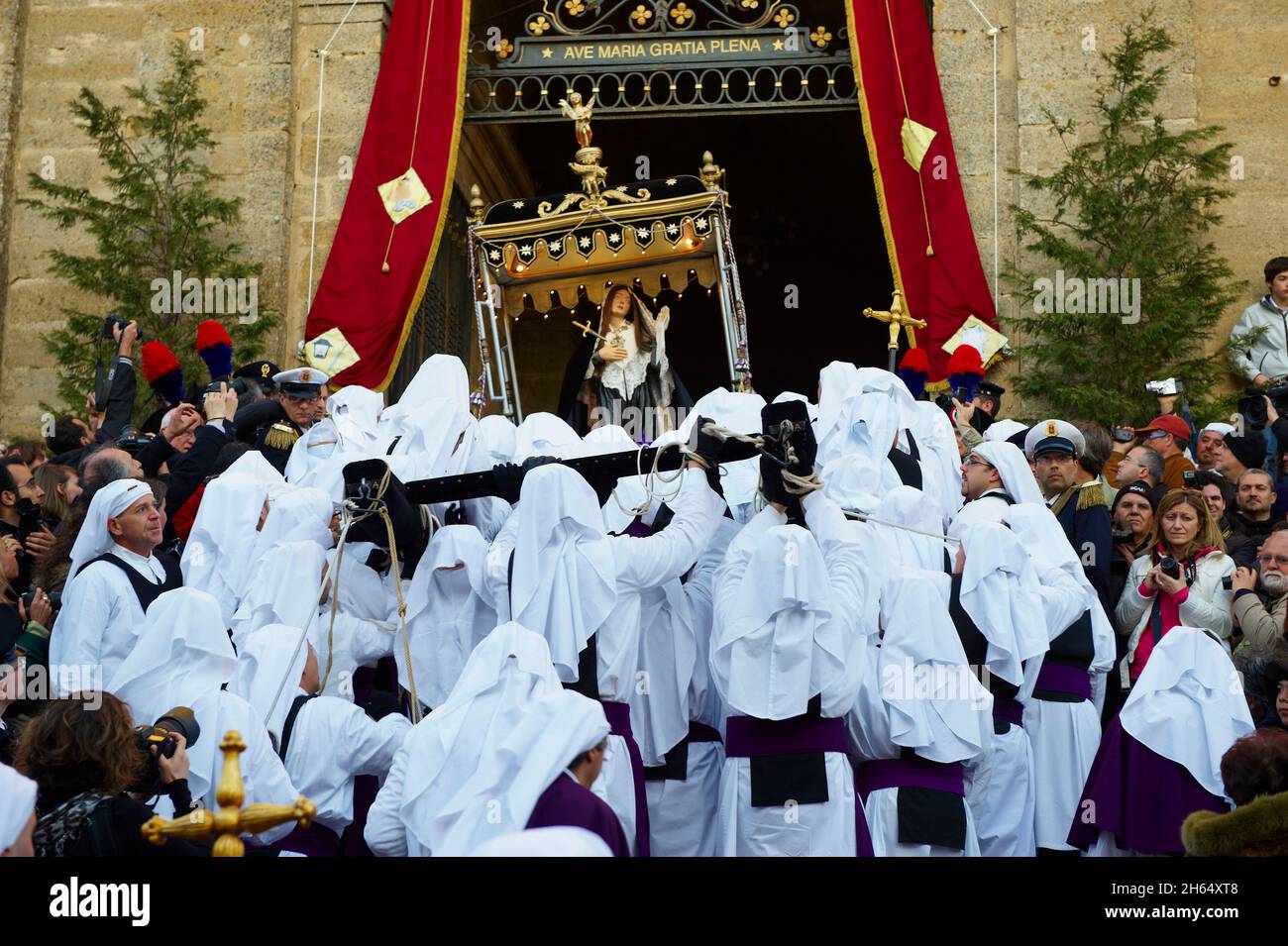 Italy, Sicily, Enna, Procession of Good Friday Stock Photo - Alamy